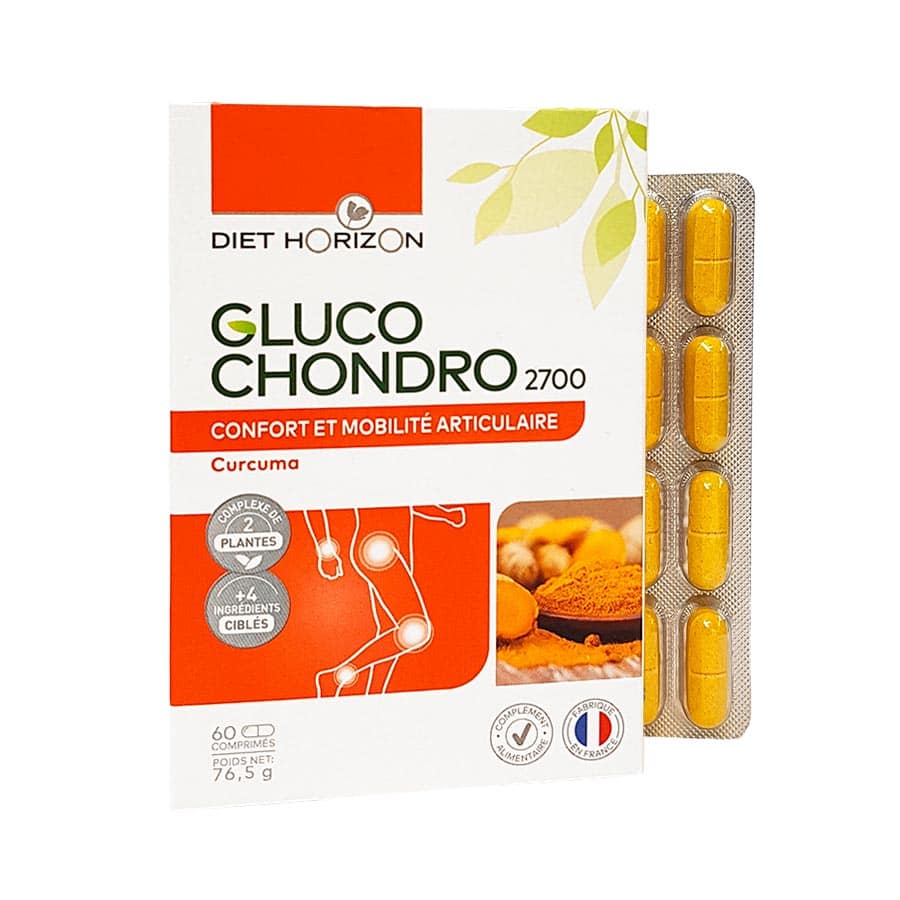 Gluco Chondro 2700 DIET HORIZON 60 comprimés - Aromadole